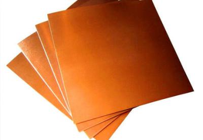 China 99.99% 99.97% Pure Copper Sheet / Plate Red Color Big Stock 1 Mm for sale