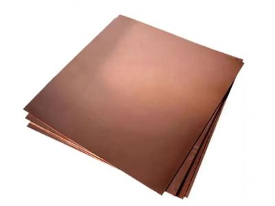 China ASTM AISI Red Copper Sheet Good Processing Properties for sale