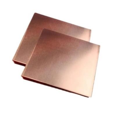 China TU1 TU2 Copper Sheet 3mm Polished Surface Red High Purity 99.97% for sale