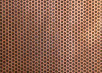 China Fancy Pattern Design Perforated Copper Sheet Various Hole Sizes for sale