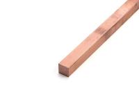 China 20x20mm Pure Square Copper Bar For Electrical Work / Ornamental Projects for sale