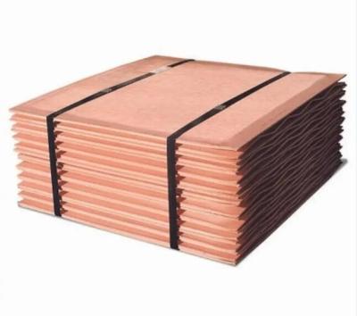 China Superior Workability Copper Cathode Plate For Copper Alloy Fabricated Products for sale