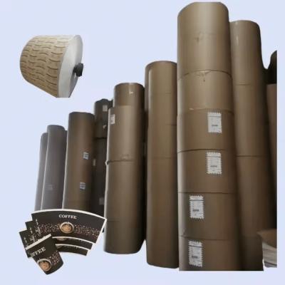 China Uncoated Kraft Paper Roll Food Grade Disposable Paper Cups Raw Material for sale