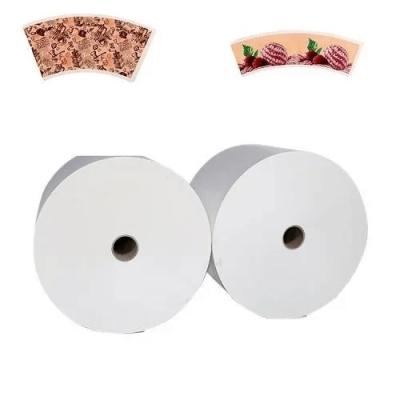 China Biodegradable PE Coated Paper Roll Customizable For Food Packaging Solutions for sale
