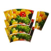 China Custom Waterproof Paper Fan For Paper Cup Virgin Pulp Style for sale