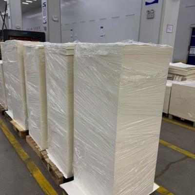 China Recyclable PLA Coated Paper Sheet Disposable Biodegradable Food Packaging Containers for sale