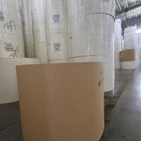 China Brown Kraft Paper Roll For Making Food Container Salad Box for sale