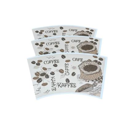 China Die-Cutting Offect Printing Paper Cup Fans For Making Paper Cups for sale