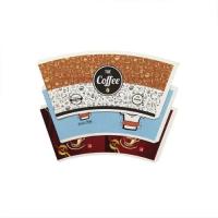 China 150-350gsm Virgin Wood Pulp Disposable Paper Cup Fans Use To  Coffee and Hot Drinks for sale