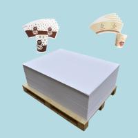 China Raw Material PE Coated Paper In Sheet For Making Disposable Paper Cups for sale