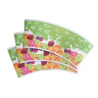 China Wholesales Biodegradable Disposable Offset Printing PE Coated Paper Cup Fans for sale