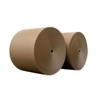 China FSC Food Grade Single PE Coated Kraft Paper Roll For Food Container Salad Box for sale