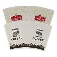 China Customized Greaseproof Flexographic Printing PLA Coated Paper Cup Fans For Manufacturing Paper Cups for sale
