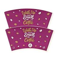 China Waterproof Food Grade 6oz 8oz 12oz Printing Single PLA Coated Paper Cup Fans for sale