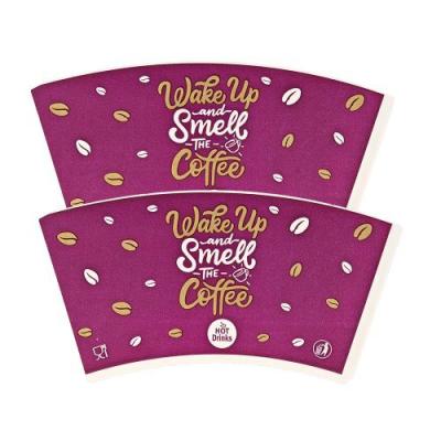 China Waterproof Food Grade 6oz 8oz 12oz Printing Single PLA Coated Paper Cup Fans for sale