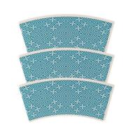 China Logo Designed Wholesale Printing Paper Cup Fans Raw Material With Single Double PLA Coated for sale
