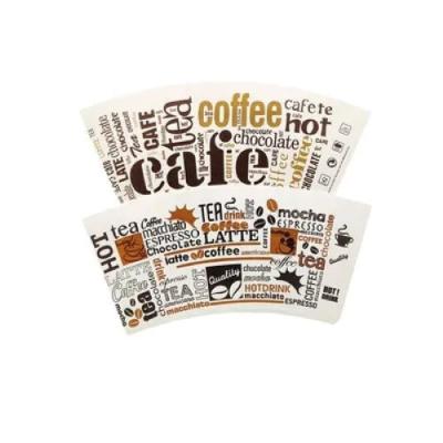 China Colorful Offset Printing PLA Coated Paper Cup Fans For Making Disposable Paper Cups for sale