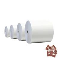 China Compostable PLA Coated 150-350GSM Kraft Brown Paper Roll  for Paper Cup bowl food grade for sale