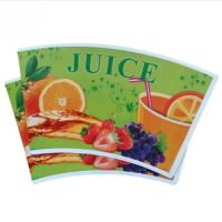 China Factory Paper Cup Fan Raw Material For Making Paper Cup With Single PE Coated Printed for sale