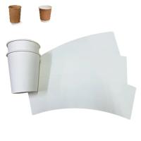 China Die-cutting Paper Cup Raw Material Fans For Coffee Tea Cups customized size Weight 150-350gsm for sale