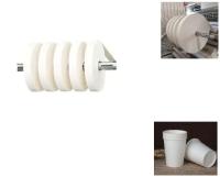 China 100% Biodegradable Single/ Double PLA Paper Cup Raw Materia Paper Bottom Roll for paper cup and bowl for sale