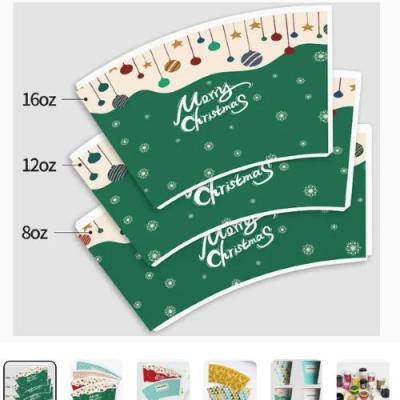 China 100% Biodegradable Single PE Coated Paper Cup Fans Drink Hot Or Cold Tea Coffee Beverage for sale