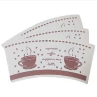 China Hot Selling Flexographic Printed Single Double PLA Coated Paper Cup Fans for sale