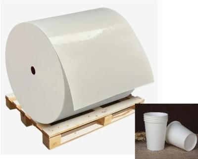 China Export FDA Quality Waterproof PLA Coated Paper Rolls For Food Containers Pure Material for sale