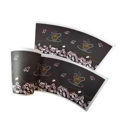 China FSC Certified Waterproof Single PE Coated Raw Material Paper Cup Fan For Disposable Cups Bowls for sale