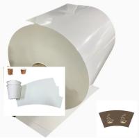 China Eco-friendly Compostable PLA Coated Paper Roll Printing Roll Raw Material Paper Customized shape for sale