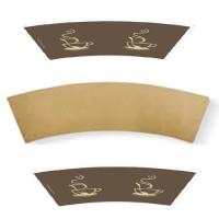 China Flexographic Printing Paper Cup Blanks 100% Wood Pulp  Food Grade Oil Proof PE/PLA Coated for sale