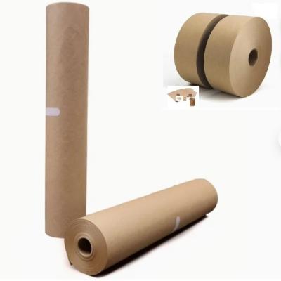 China Oil Resistant Recyclable Eco Friendly Pater cup Bottom Kraft Material PLA Coated Paper Bottom Rolls for sale
