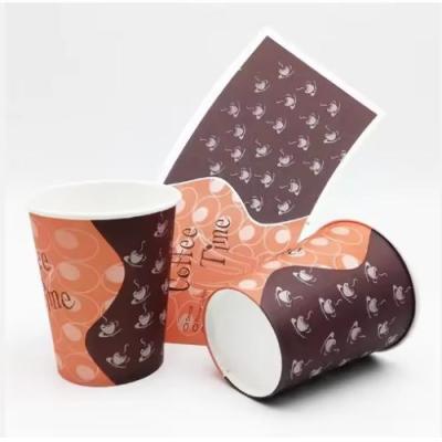 China 100% Food Grade Biodegradable Paper Cup Fan Manufacturers Suppliers Factory Coffee Brverage Tea for sale
