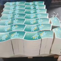 China Die Cutting Printed 100% Pulp Material Paper Cup Bowl Fan for Drink Food Packing for sale
