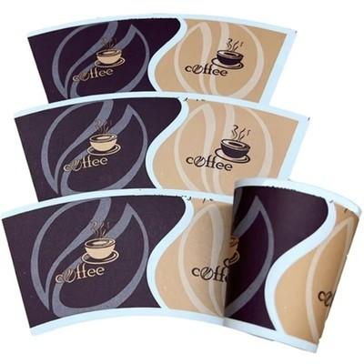 China Customized Printed Paper FCS Certification Fan Disposable Drinking Beverage Paper Cup Material for sale