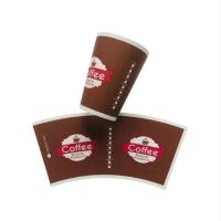 China Biodegradable 12~32oz PLA PE Coated Paper Cup Printing Paper Cup Fan for sale