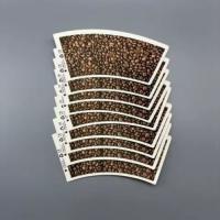 China Factory Direct Sale PE Coating Paper Cup Fans Raw Material PE Coated Paper Factory Paper Cup Fan for sale