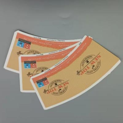 China High Tear Paper Cup Fan Disposable Biodegradable Food Grade For Beverage for sale