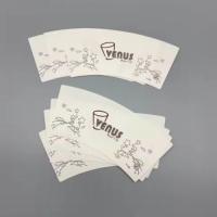 China Wholesale PE Coated Paper Fans for Disposable Coffee Paper Cups Colorful Customized Printing for sale