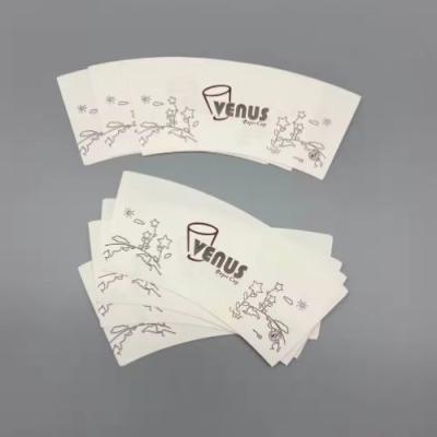 China Wholesale PE Coated Paper Fans for Disposable Coffee Paper Cups Colorful Customized Printing for sale