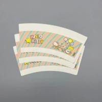 China 100% Virgin Wood Pulp Double PE Coated Paper Cup Raw Material Paper Cup Fan for Cold Drink for sale