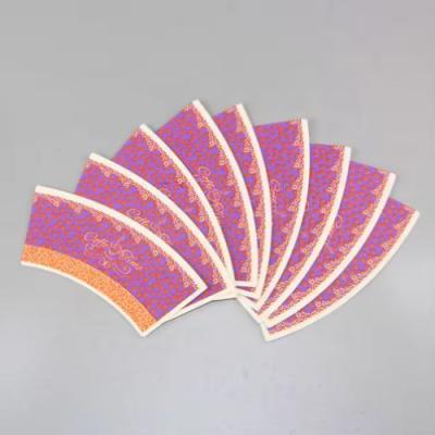 China Waterproof Greaseproof Two Sided PE Coated Paper Fan for Disposable Paper Cup for Ice Cream for sale