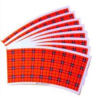 China Disposable Die-Cutting Food Grade 4oz/6oz/8oz Printed Disposable Paper Cup Paper Cup Fan for sale