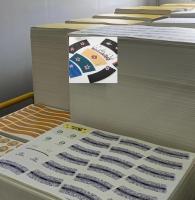 China Various size High Standard Printing PE Coated Paper Fans for Disposable Coffee Paper Cups for sale