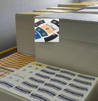 China Various size High Standard Printing PE Coated Paper Fans for Disposable Coffee Paper Cups for sale