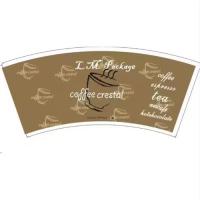 China China Manufacturer Food Grade Waterproof Custom Logo Disposable Paper Coffee Cups Fan for sale