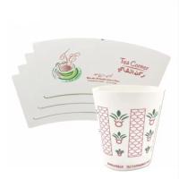 China Factory Wholesale 6~12oz Sales Food Grade Single Double Side PE Paper Cup Fan for sale