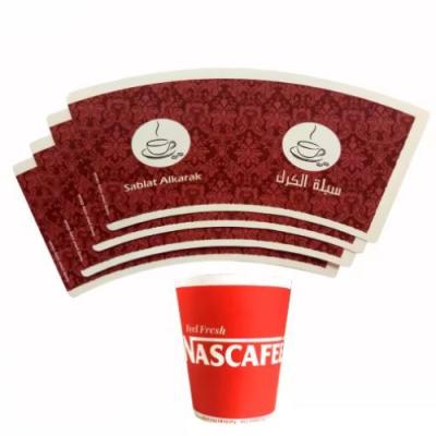 China Greaseproof Custom Free Design 4oz-32oz Paper Cup Fan 150GSM-320GSM Coffee Cups for sale