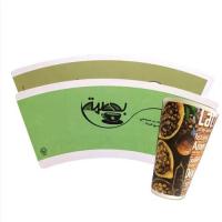 China Paper Box Raw Material Single or Double Side Fan PE Coated Paper Tea Beverage Coffee for sale