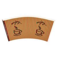 China 8oz-22oz Disposable Single Wall Blanks Paper Cup Fan Customized Logo for sale